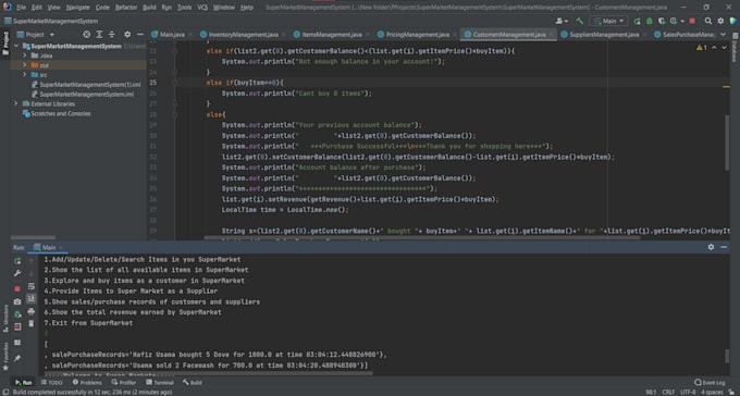 Make any java oop project javafx program and java programs by Hafiz ...