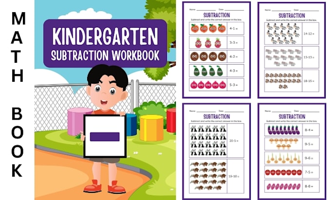 Design custom math worksheets workbook for you by Hafizahsin1 | Fiverr