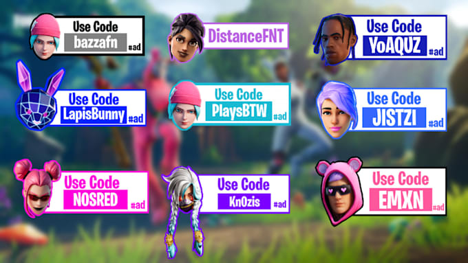 Do a creator code overlay for fortnite streamers by Shadowg3m | Fiverr