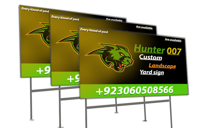 Design billboard, yard sign, signage, sign board, or vinyl banner by ...
