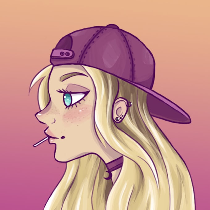 Draw you a profile picture in my style by Katiekrofta | Fiverr