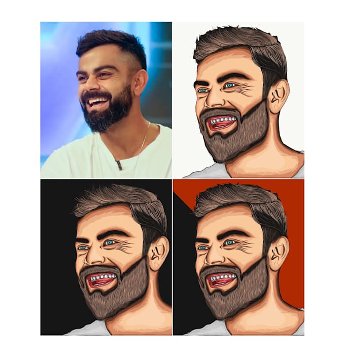 Create an awesome detailed vector art from photos by Patilsachin02 | Fiverr