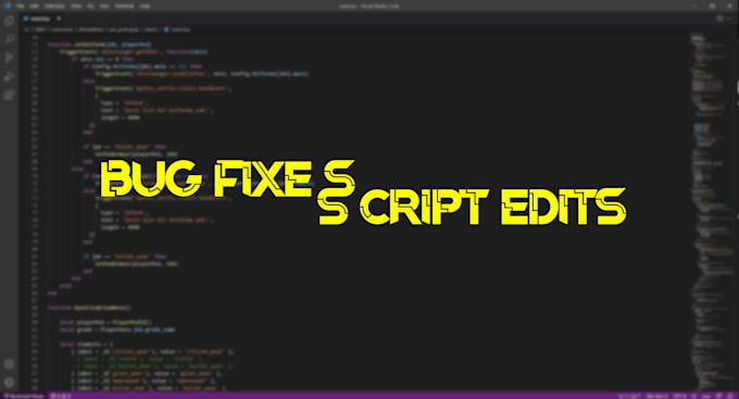 Fix bugs on your fivem scripts by Abonikibony | Fiverr