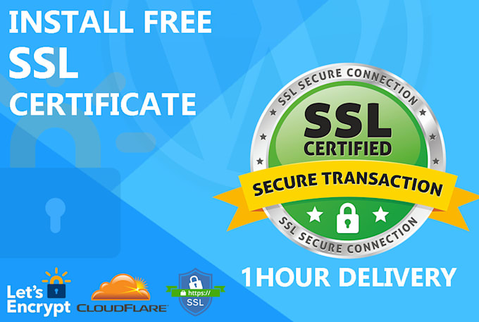 Install lets encrypt, cloudflare free ssl certificate or fix ssl https
