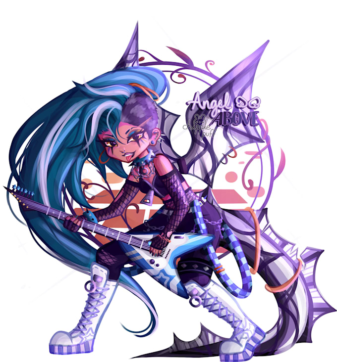 Create a custom character design by Chippiepuff | Fiverr