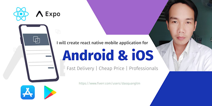 Create android and ios application with react native by Daoquangitm ...
