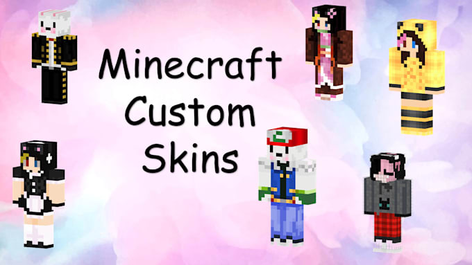 Design you a custom minecraft skin by Rabbitlex | Fiverr