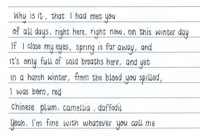 Handwrite your online assignments in neat handwriting by ...