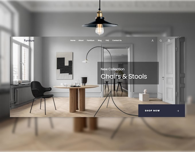 Design modern , minimal and clean website ui ux design by Moniael1 | Fiverr