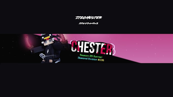 Make a fortnite or minecraft banner by Itzchester | Fiverr