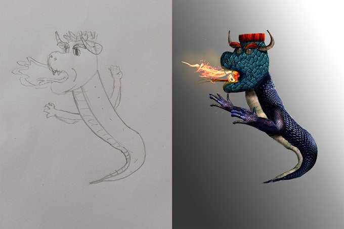 Realistify drawings, do photo manipulations, logo, and more by Moueedfx ...