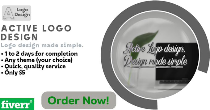 Active logo design where design is made simple by S_1active | Fiverr
