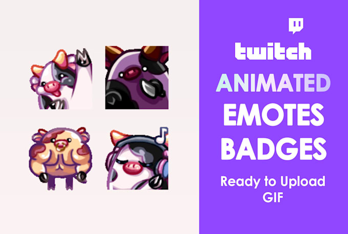 Make animated emotes or turn your emote into gif by Arochna | Fiverr