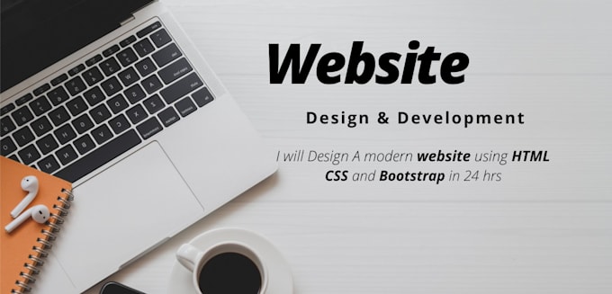 Design responsive website using html, css, and bootstrap in 24 hrs by ...