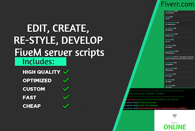 Setup a fivem server for your taste by Stivan_187 | Fiverr
