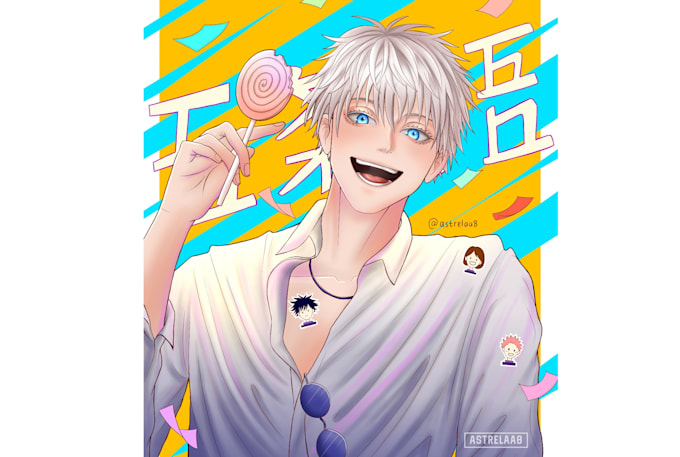 Draw your oc, anime, game character by Astrelaa | Fiverr