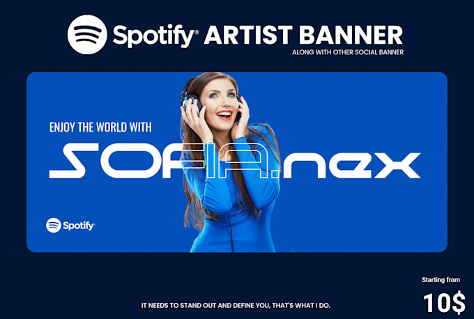 Design an outstanding spotify banner for your artist profile by ...