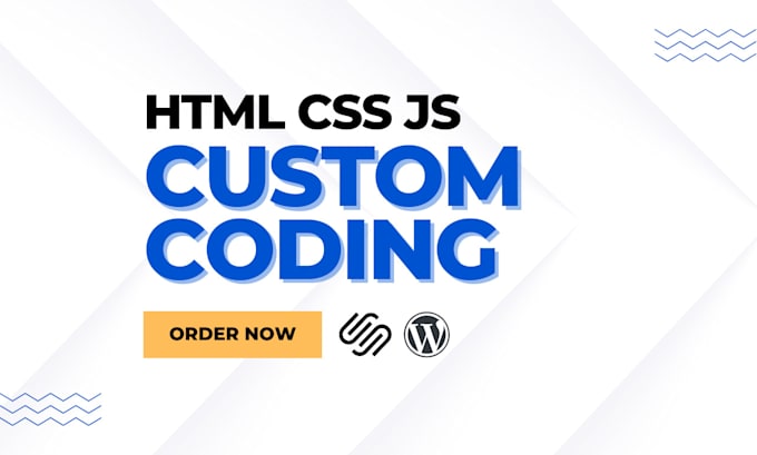 Add custom html, css, and js code to wordpress and squarespace website by Cgrkzlkn | Fiverr