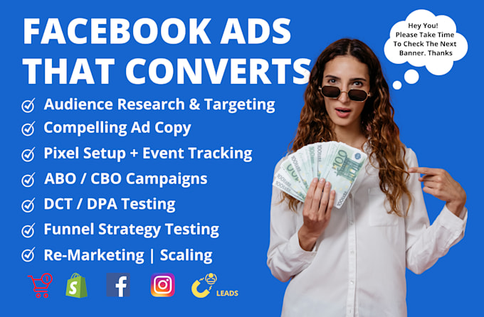 Optimize your facebook ads campaign for conversion by Zilwa87 | Fiverr