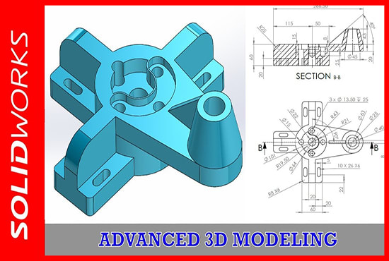 Design 3d model for 3d printing using solidworks by Design_devel0p | Fiverr