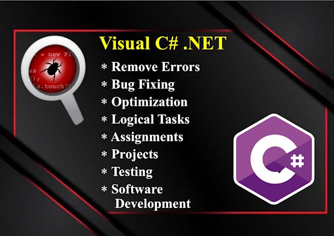 Do your c sharp projects bug fixing by Abmkanju | Fiverr
