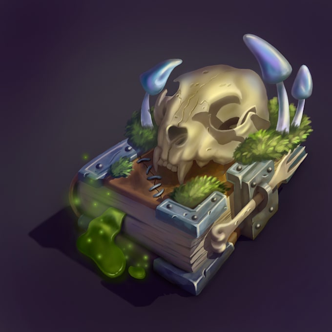 Draw props or items for your game project by Nadia_artwhale | Fiverr