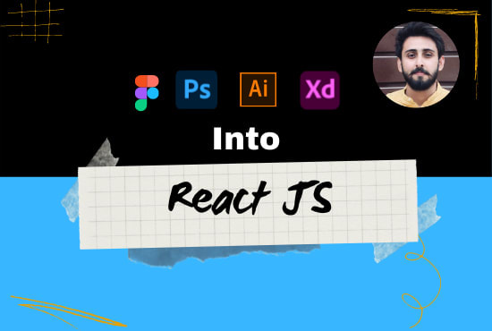 Convert xd,figma,psd to react and angular webapp by Alyyahmad | Fiverr