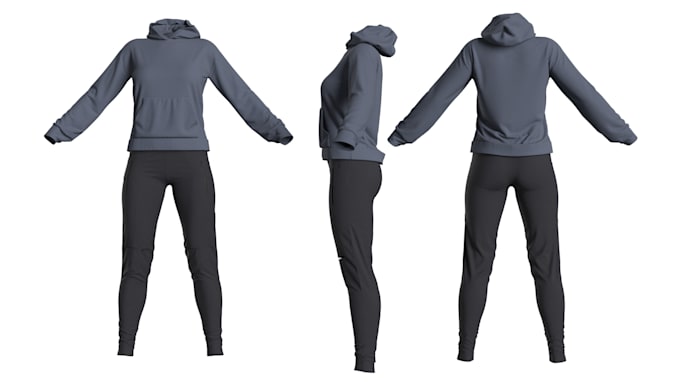 Create fashion 3d clothing garment mockup and 360 animation by Imran416 ...