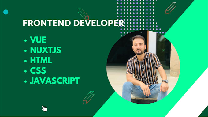 Be your frontend developer with vue nuxt js tailwind by Inasirraza | Fiverr