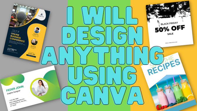 Create anything using canva by Aman11114 | Fiverr