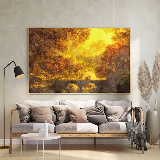 Create eye catching frame mockups for your image and artwork by Phuanh ...