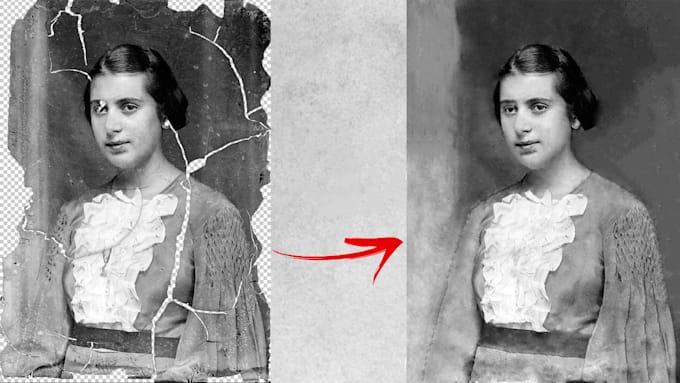 Restore your old badly damaged photos by Hamzaahmed811 | Fiverr