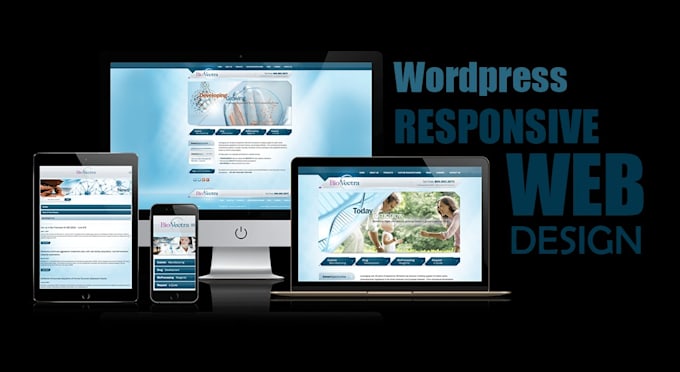 Create modern responsive wordpress website design by Adkingo | Fiverr