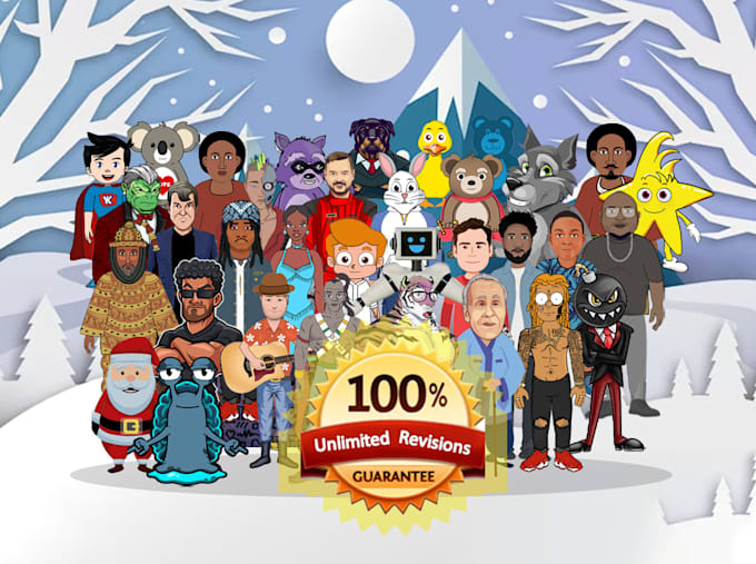 Create 2d adobe character animator puppets and also make 2d animation ...