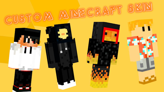 Design you a custom minecraft skin by Bonfire450 | Fiverr