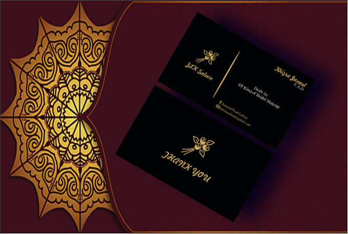 Do modern and luxury business card design with logo by Zaid_lion | Fiverr