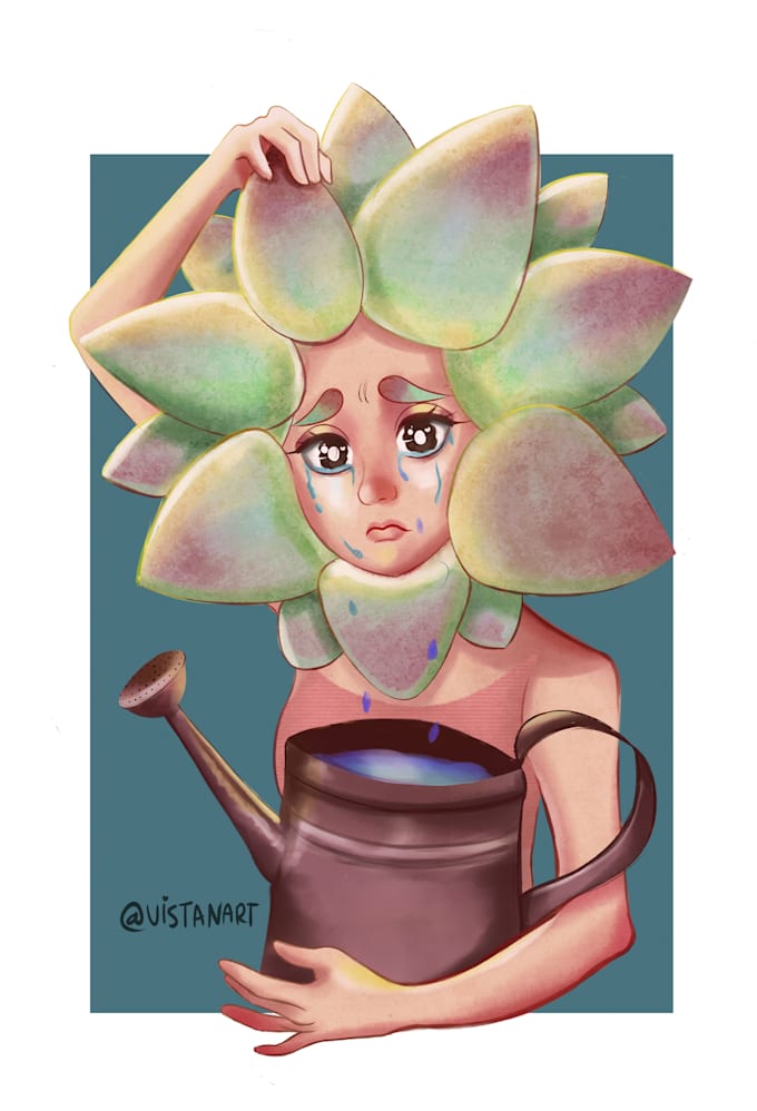 Draw a fancy illustration for you by Vistanart | Fiverr