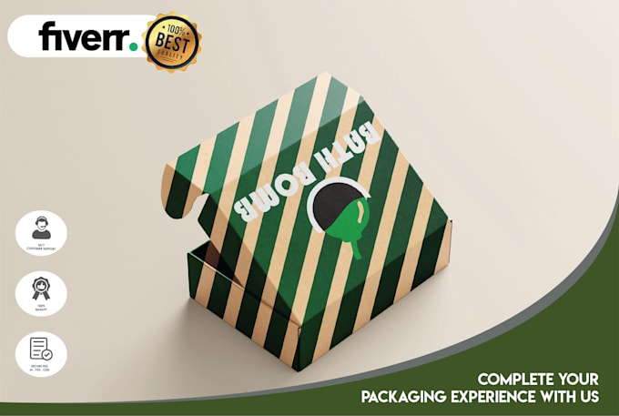 Create any packaging design print ready files and 3d mockups by Pro ...