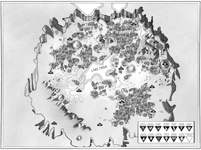 Illustrate a map for your ttrpg campaign by Ravenandriddle | Fiverr