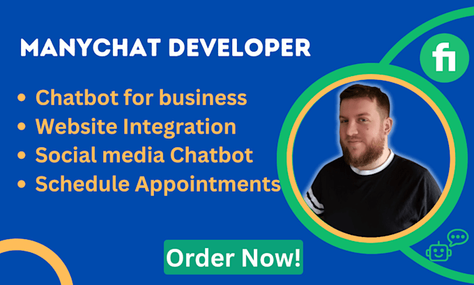 Build a manychat bot by Andrewvalidus | Fiverr