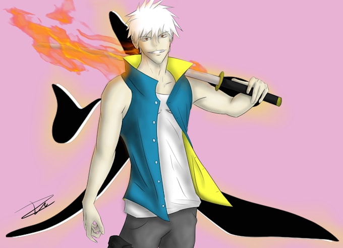 Draw anime characters or custom characters by Pk_link | Fiverr