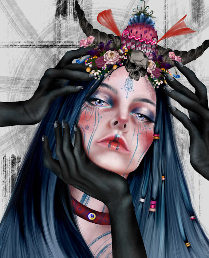 Draw professional concept art and character illustration by ...