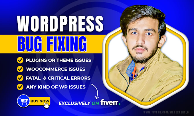 Fix wordpress issues, fix wordpress error, wordpress bug fix, woocommerce fix by Webexpert_0 ...
