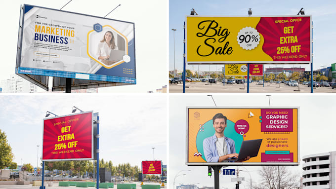 Design billboard, yard sign, signage, sign board, or vinyl banner by ...