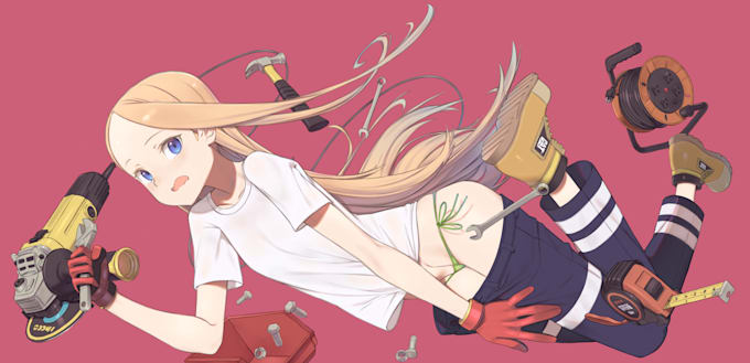 Do illustrations and chara design also for vtuber stuff by Snorkel14 ...