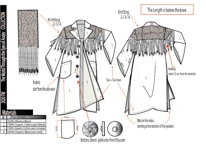 Design range plan, cad sketch and tech pack by Vileslava | Fiverr