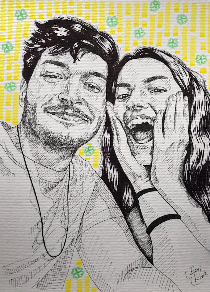 Digital realistic portrait illustrations by Ezgikvk | Fiverr