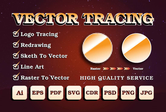 Do manual vector tracing of your logo image by Graphitiv | Fiverr