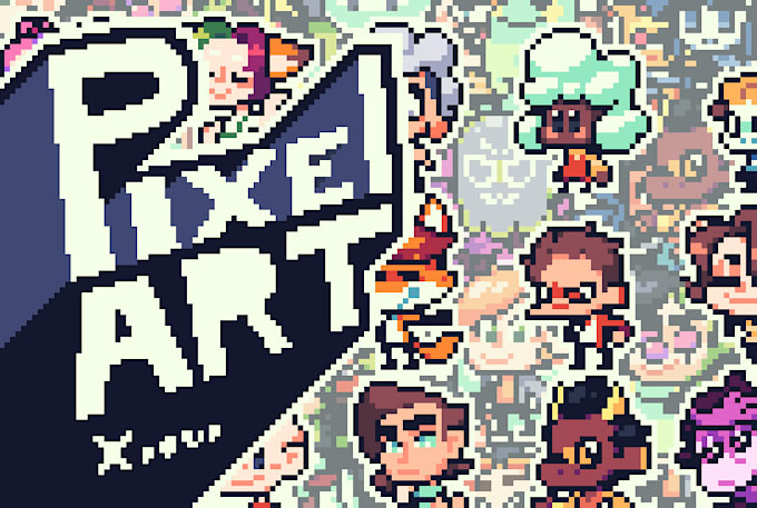 Create a custom pixel art for you by Xiovi_ | Fiverr