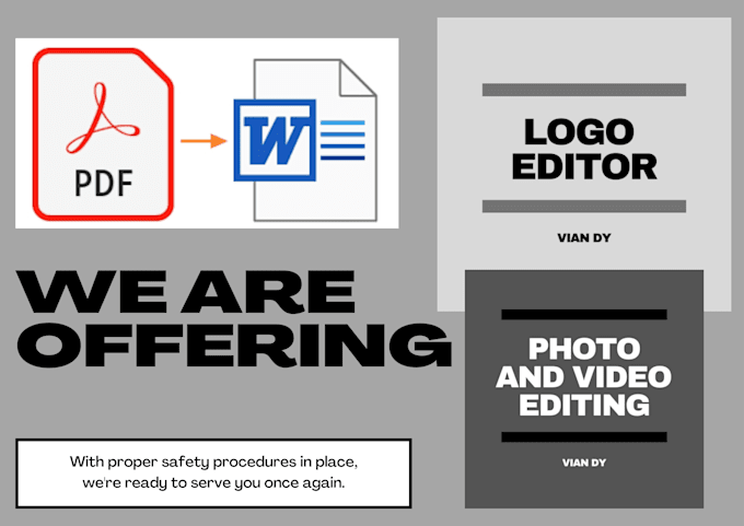 Create logo, edit photos and even encoding by Viandy | Fiverr